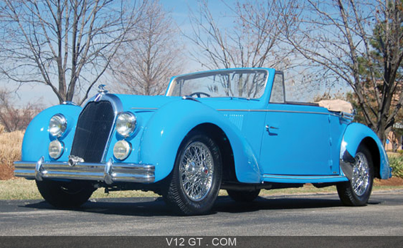 T26 Record Cabriolet / TALBOT LAGO - V12 GT - L'émotion automobile