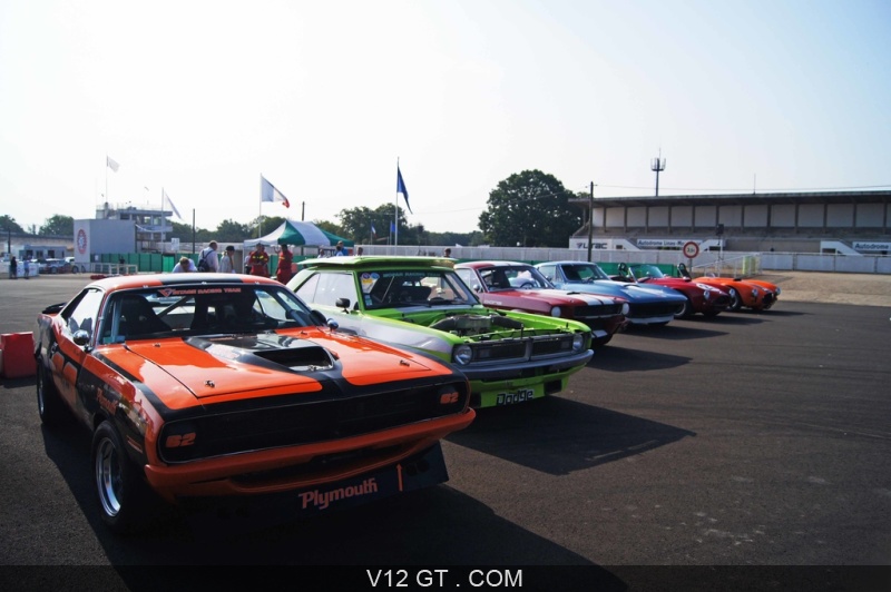 line-up muscle cars / Autodrome Héritage Festival 2011 / Classic Driver ...