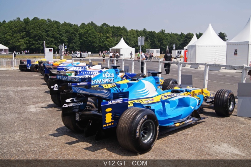 line-up Renault Formule 1 championnes du Monde / Autodrome Héritage ...
