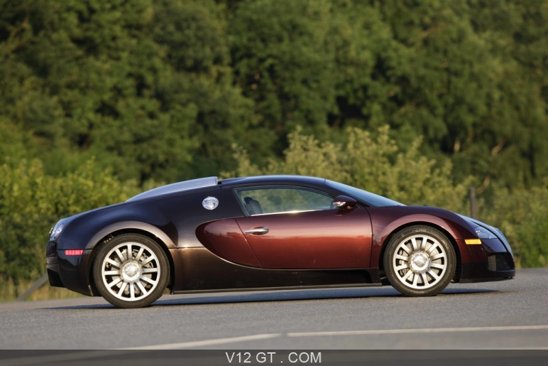 Bugatti Veyron marron/bordeau profil penché / Bugatti / Photos GT / Les ...