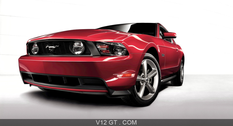 Ford Mustang GT rouge 3/4 avant gauche / Ford / Photos GT / Les plus ...