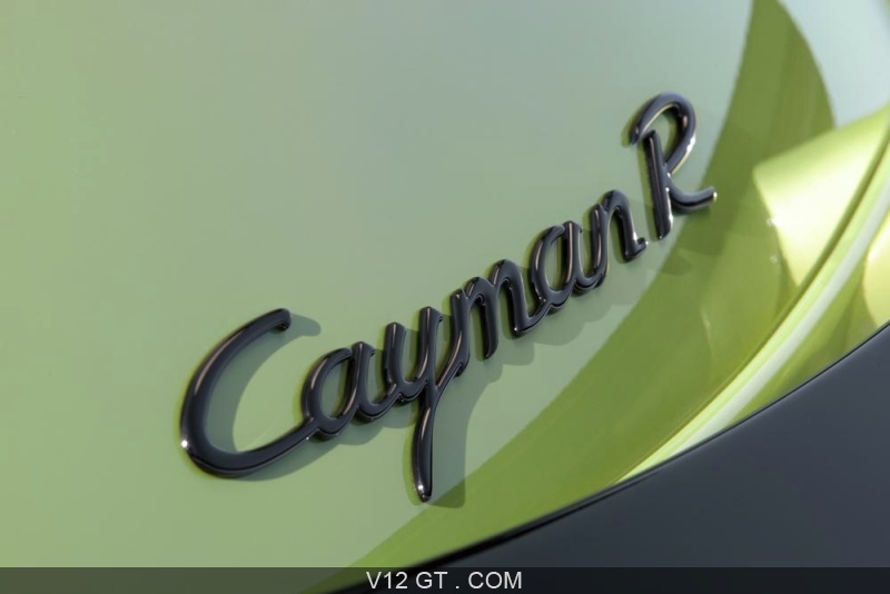 Porsche Cayman R vert logo coffre / Porsche / Photos GT / Les plus ...