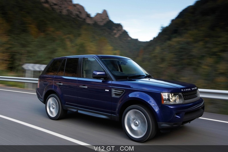 Range Rover Sport HSE bleu 3/4 avant droit travelling 2 / Range Rover ...