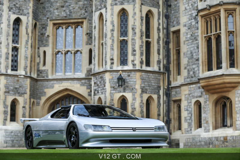 Windsor Castle Concours of Elegance 2016 - Peugeot Oxia gris 3/4 avant ...