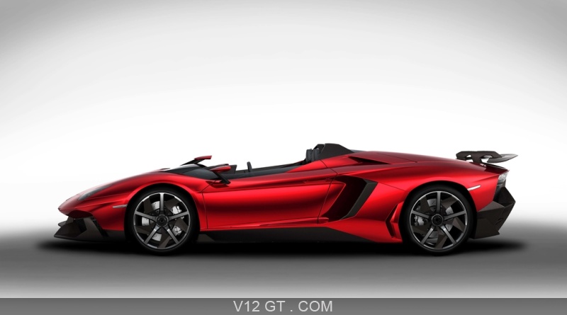 Lamborghini Aventador J rouge profil 2 / Lamborghini / Photos GT / Les ...